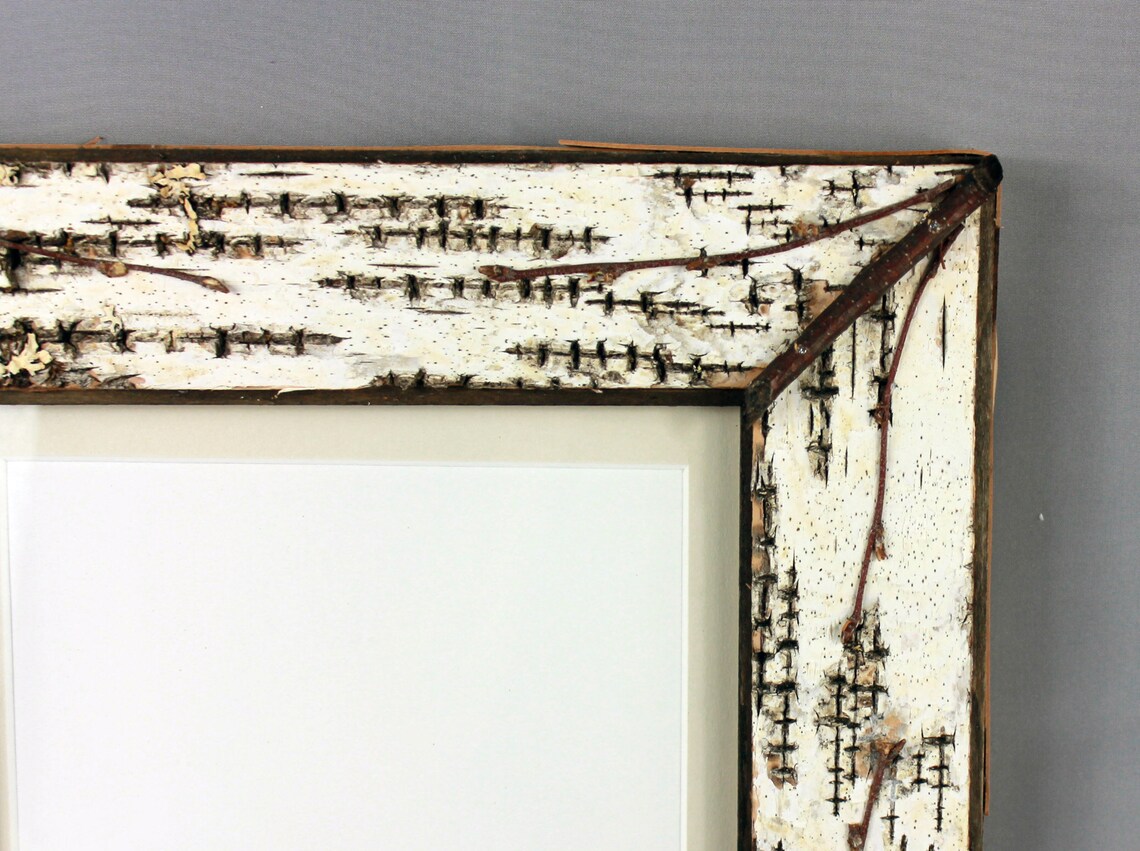 5 X 7 Birch Bark Frame Hangs Vertically or Horizontally - Etsy