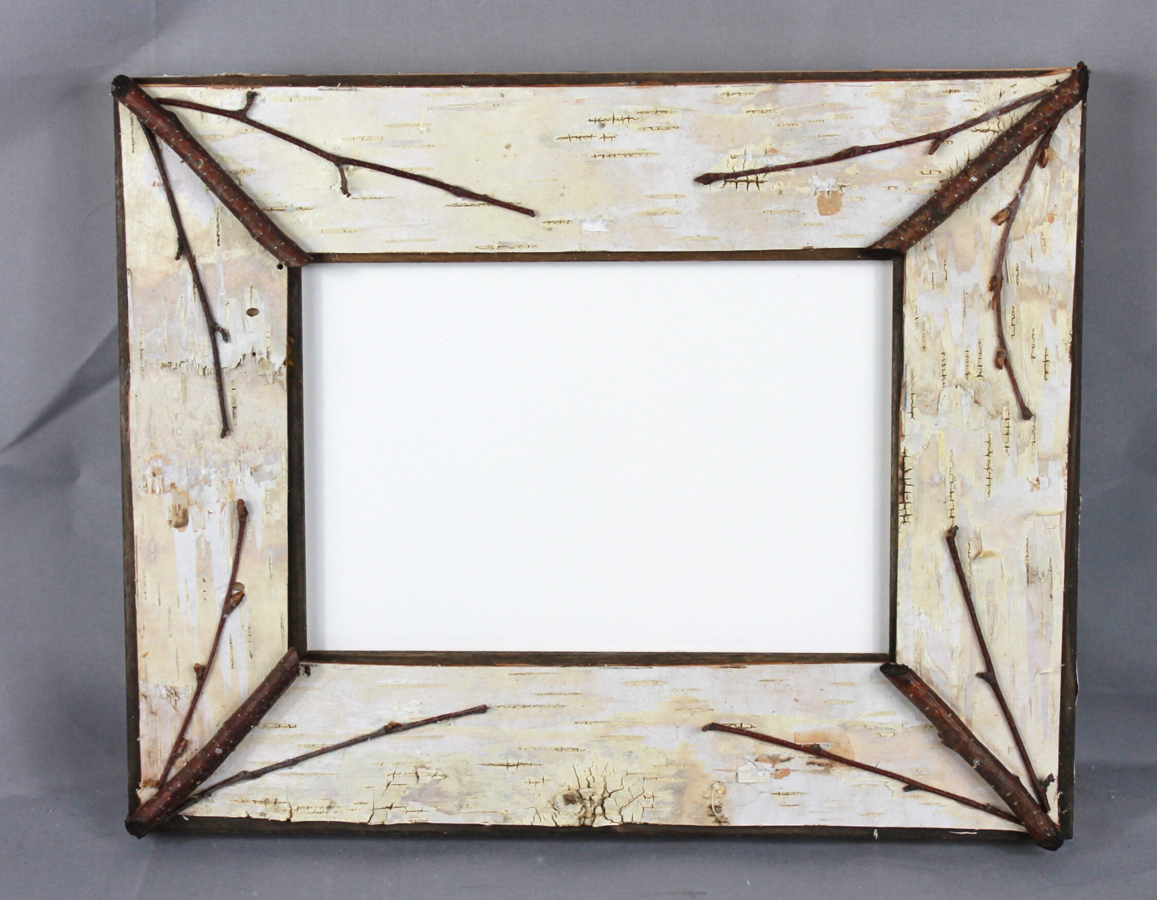 5 X 7 Birch Bark Frame Hangs Vertically or Horizontally - Etsy