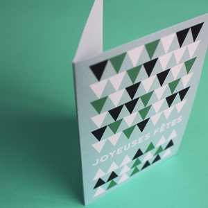 Joyeuses Fêtes Greeting Card happy Holidays French Words - Etsy