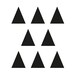 Triangles Stickers for Wall Decoration or Every Surface Very Easy to ...