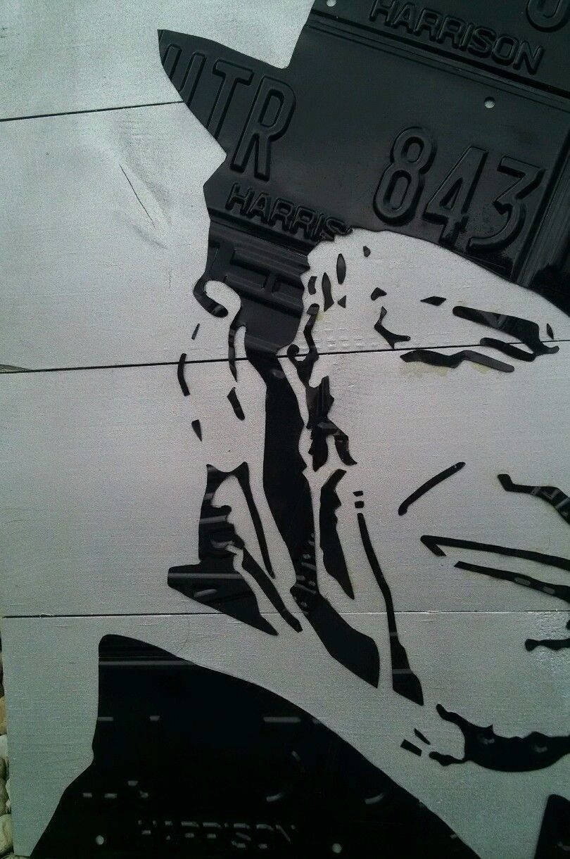 License Plate Portrait of FRANK SINATRA!!!! UNIQUE Art Picture of Ol ...