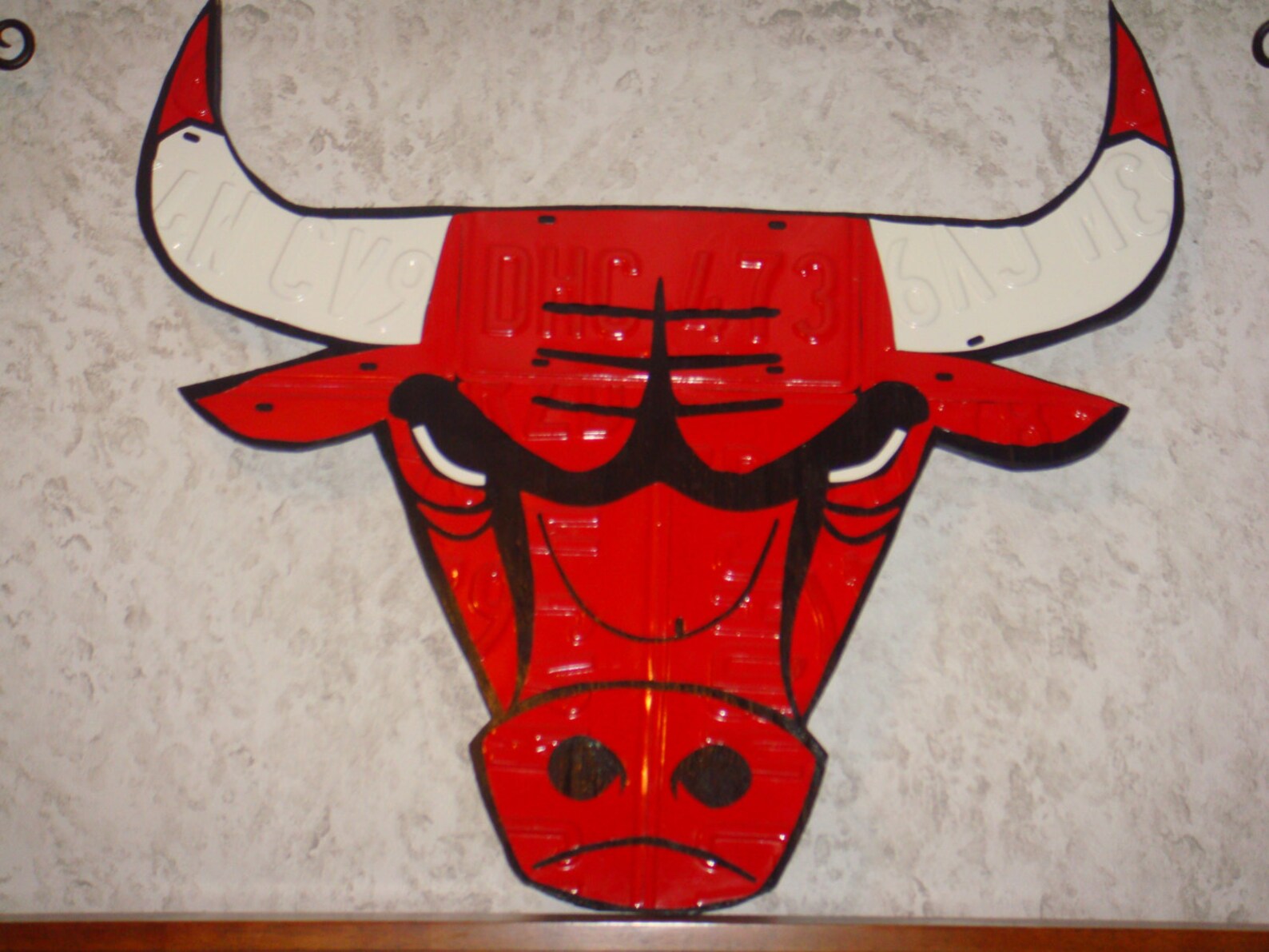 CHICAGO BULLS License Plate Logo Sign!! One of A Kind!!! - Etsy