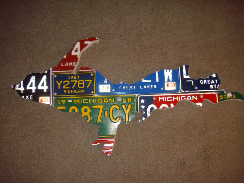 License Plate States!!! Any State You Want From the U.S. Map!! - Etsy