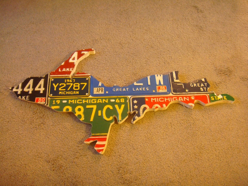 License Plate States!!! Any State You Want From the U.S. Map!! - Etsy