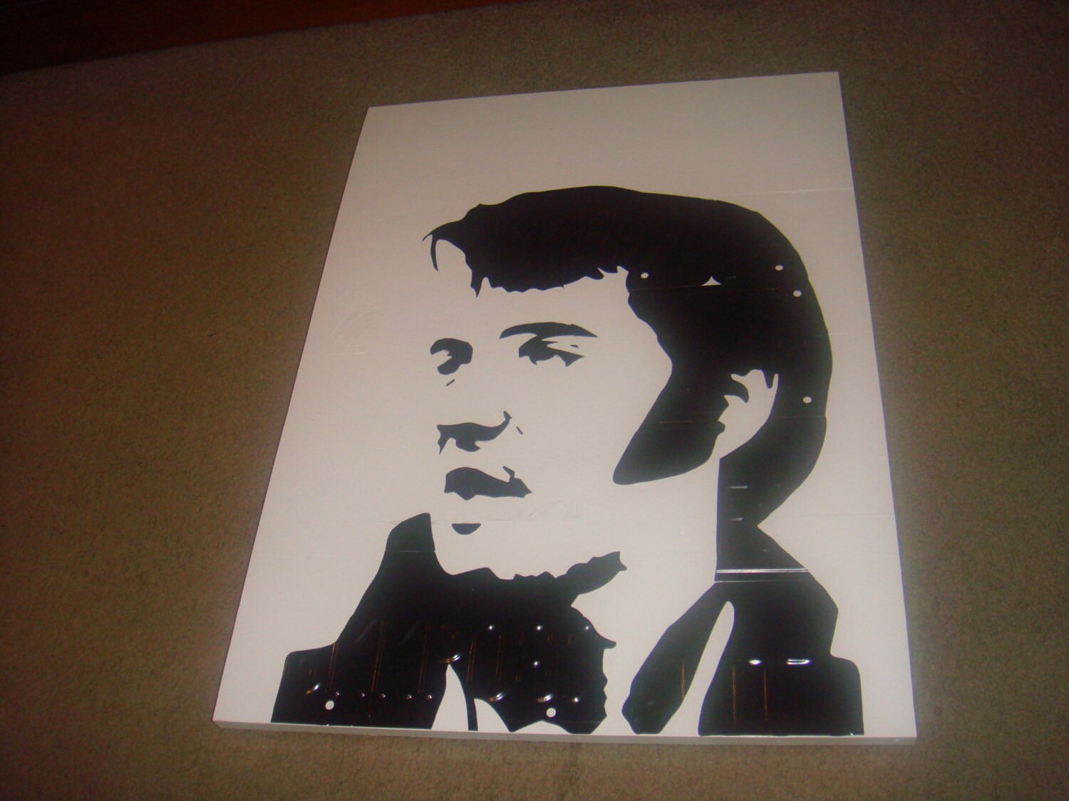 License Plate Portrait of Elvis Presley! Made With Genuine License ...