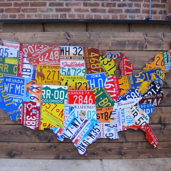 All 50 States License Plates - Etsy