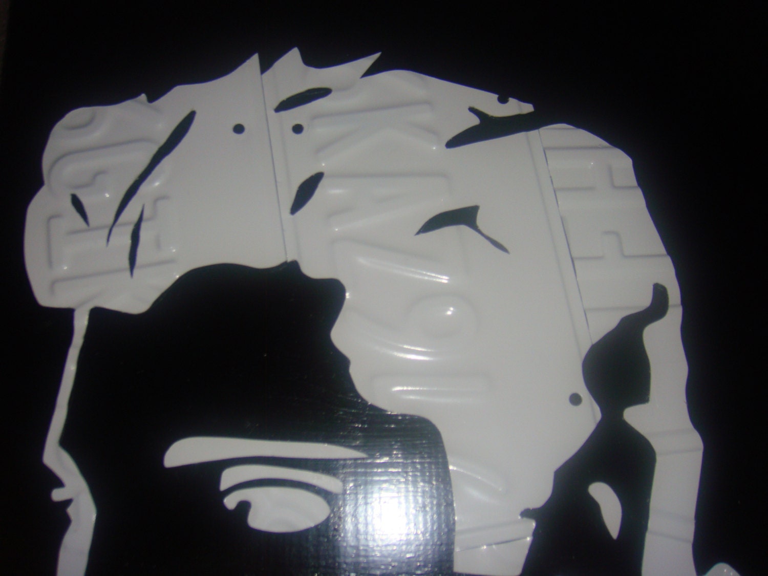 License Plate Portrait of Elvis Presley! Made With Genuine License ...