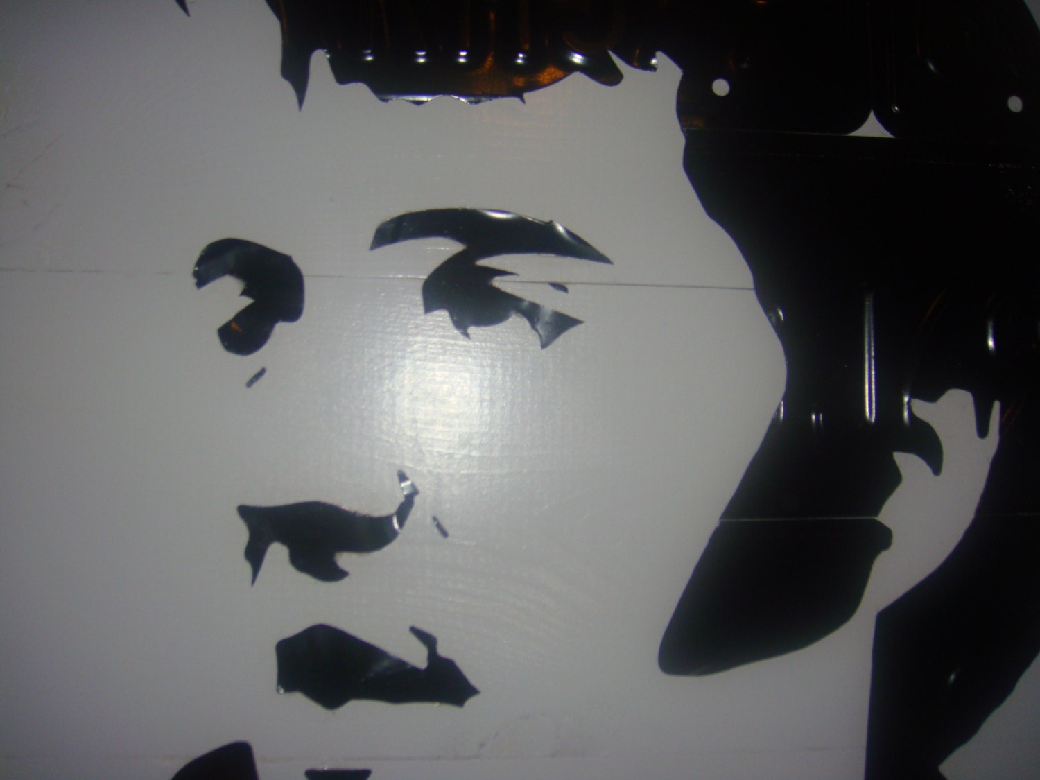 License Plate Portrait of Elvis Presley! Made With Genuine License ...