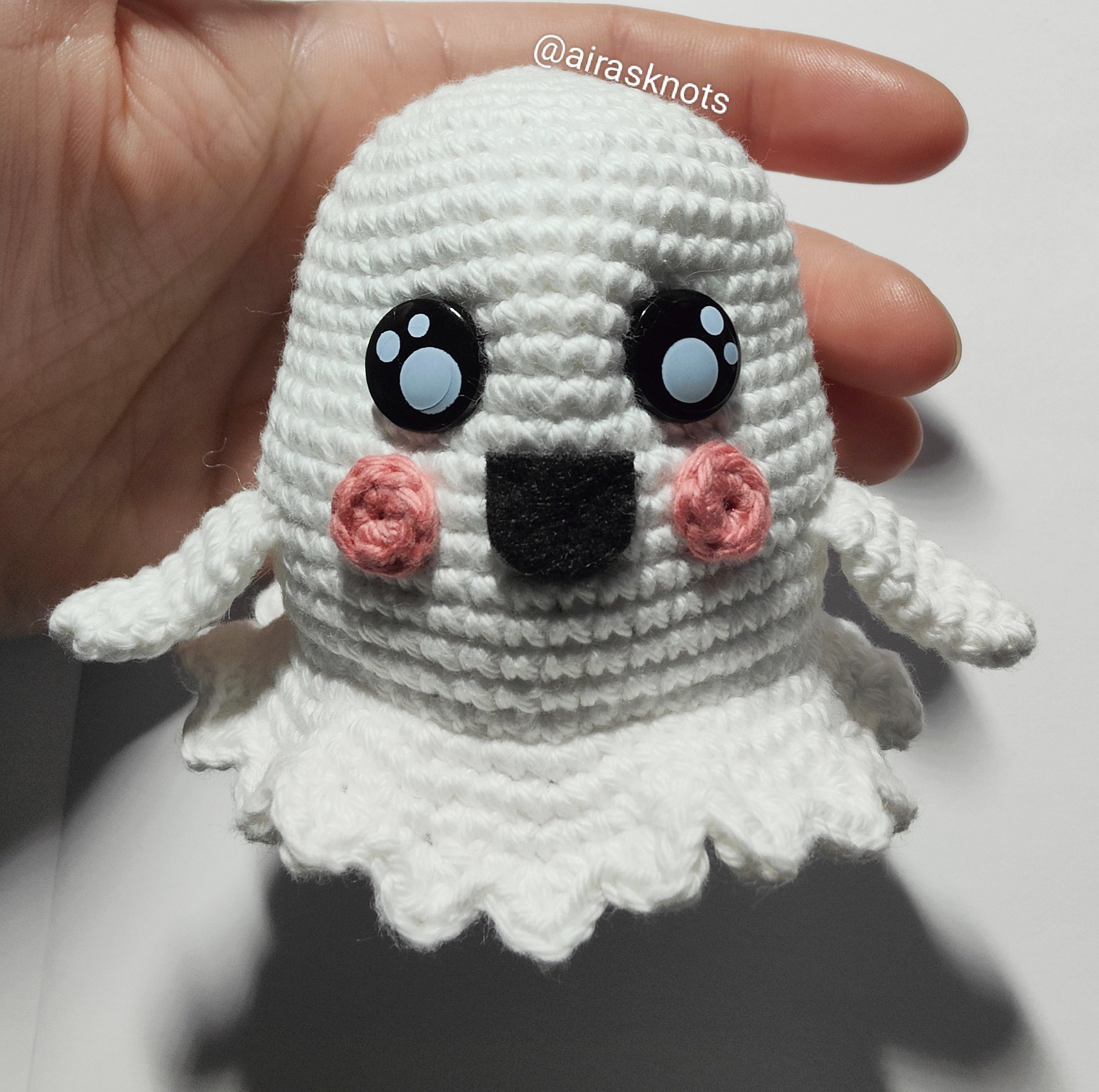 Spooky Boo the Chubby Ghost Amigurumi PDF Pattern in English - Etsy
