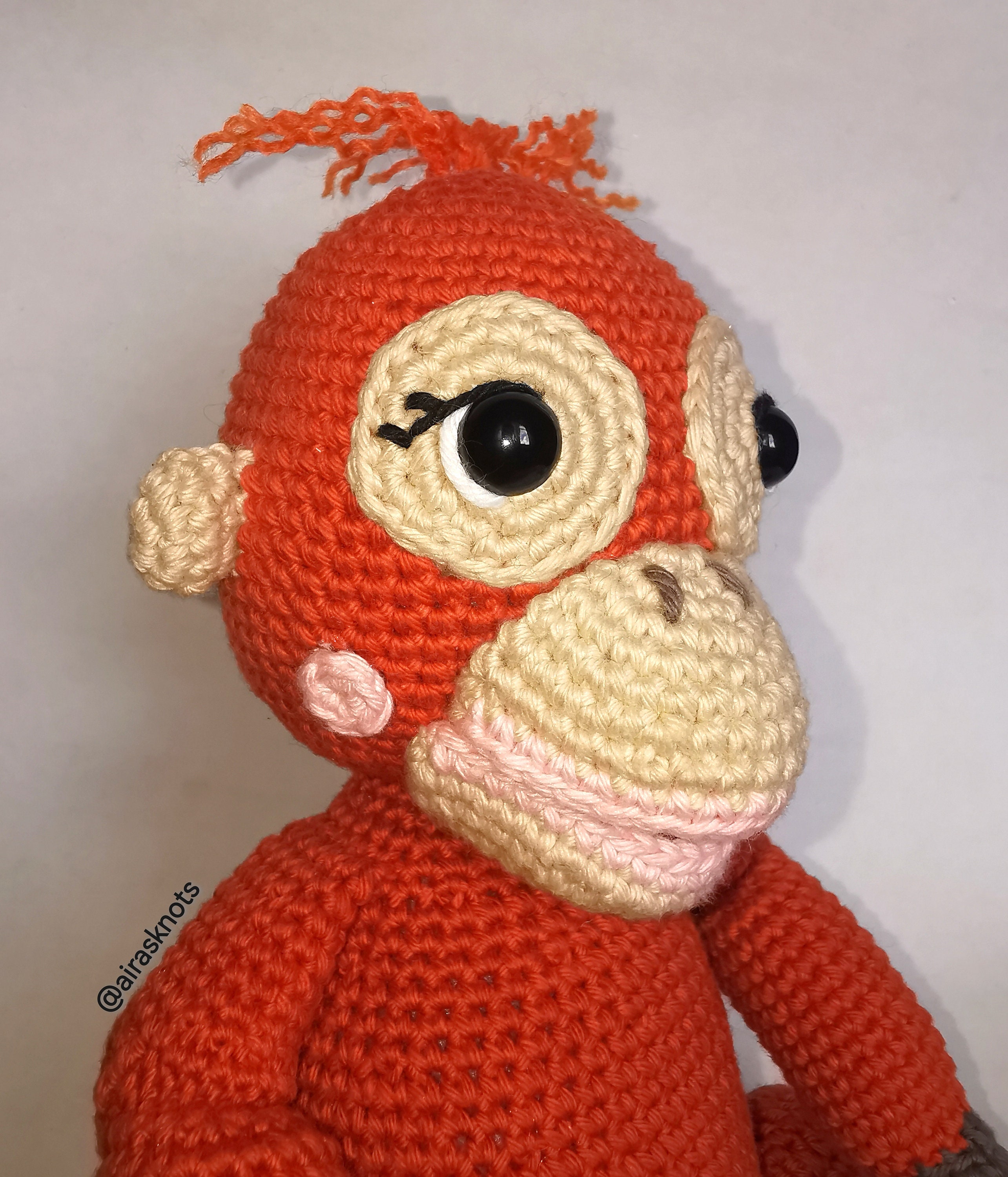 Mina, the Baby Orangutan Amigurumi Pattern - Etsy