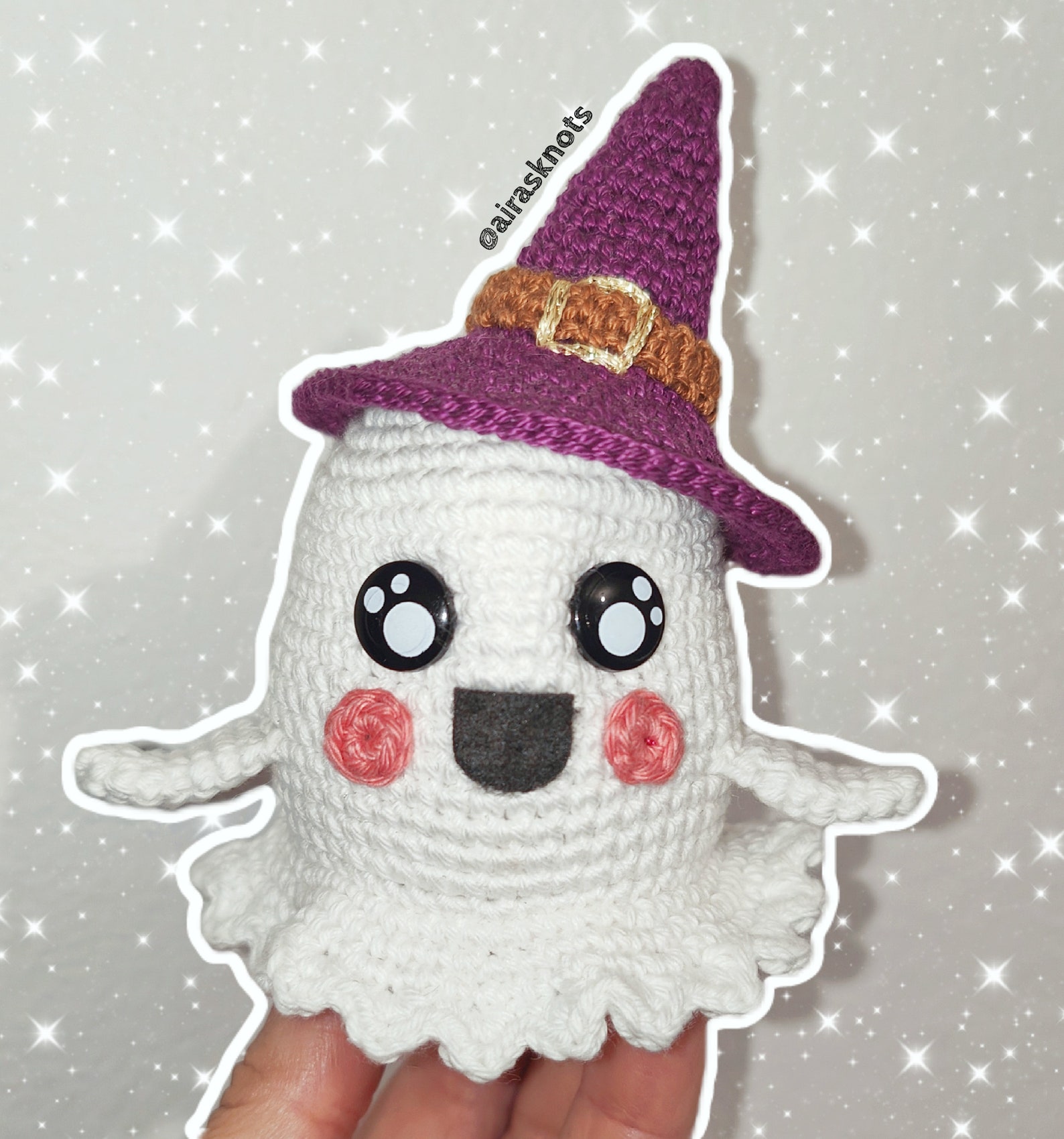 Spooky Boo the Chubby Ghost Amigurumi PDF Pattern in English - Etsy