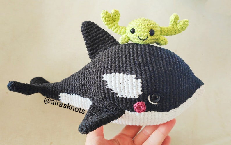 Keiko the Orca Crochet Amigurumi English Pattern - Etsy