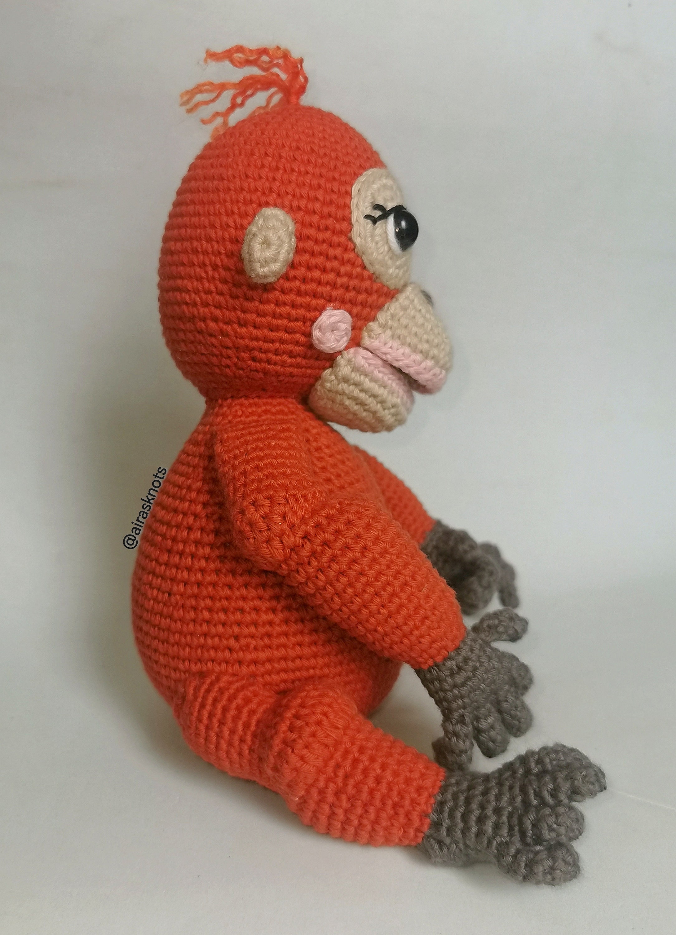 Mina, the Baby Orangutan Amigurumi Pattern - Etsy