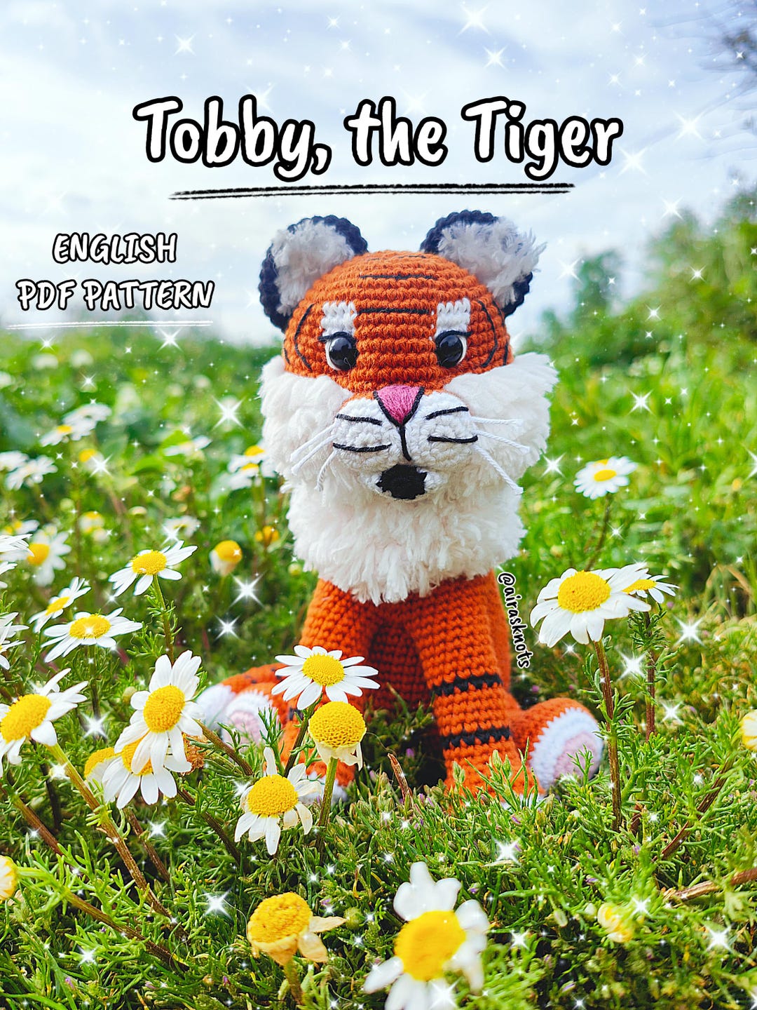 Tobby the Tiger Amigurumi PDF Pattern in English - Etsy