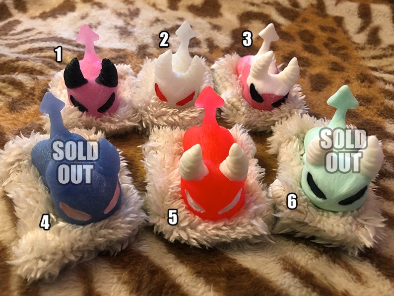 Lazy Demon Friends | Etsy