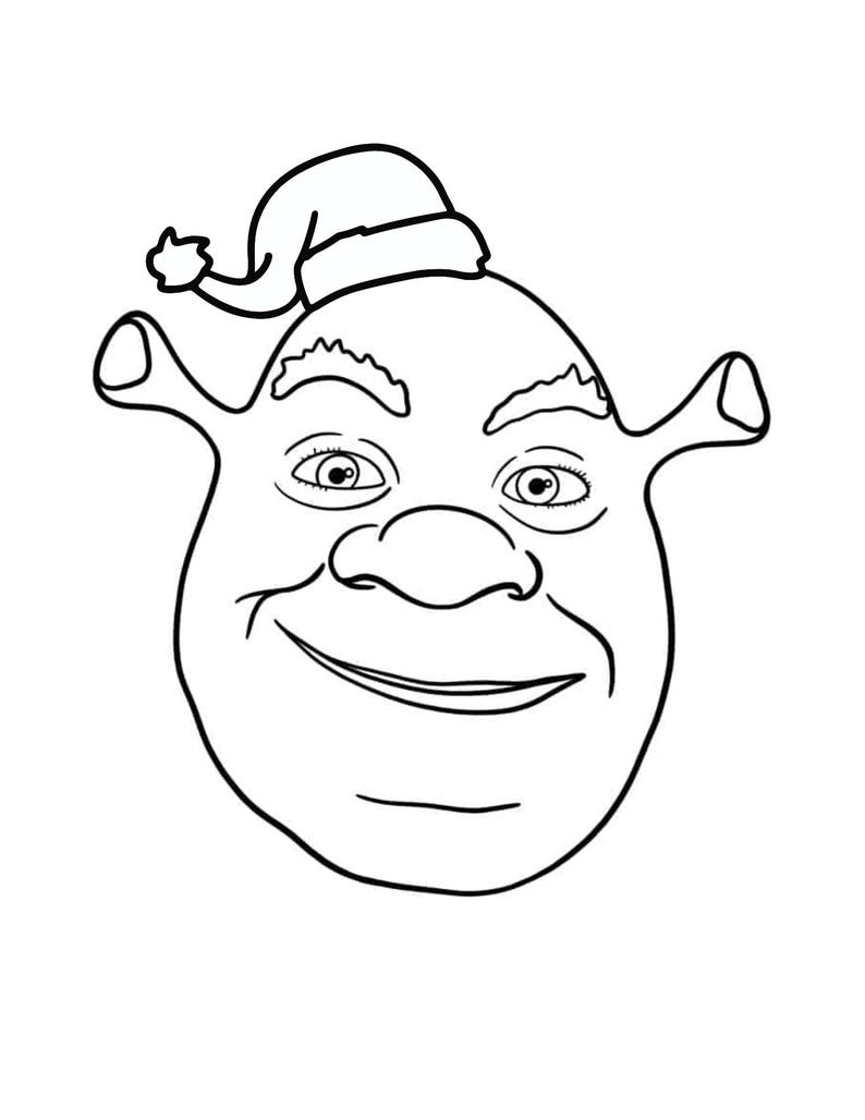 Merry Shrekmas Coloring Book - Etsy
