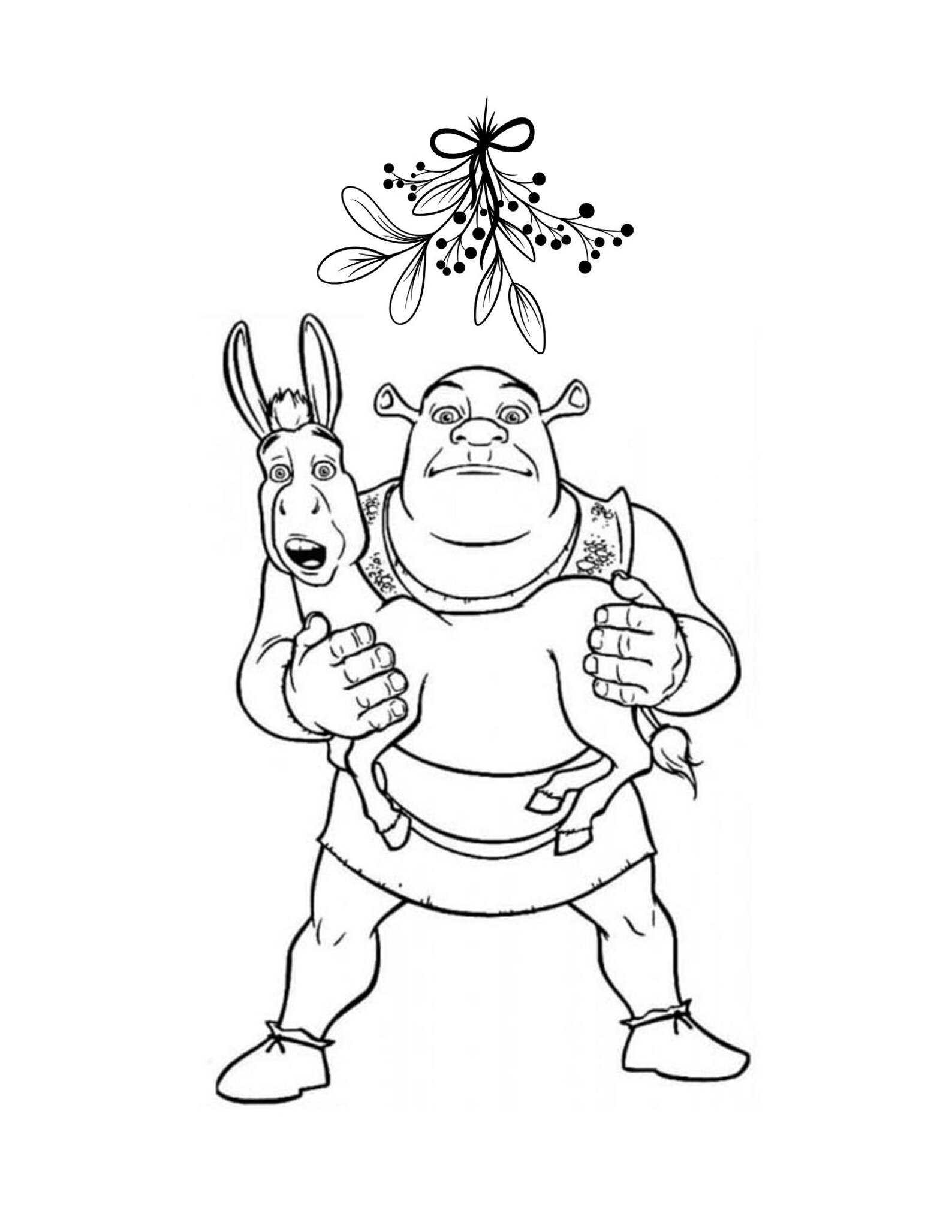 Merry Shrekmas Coloring Book - Etsy