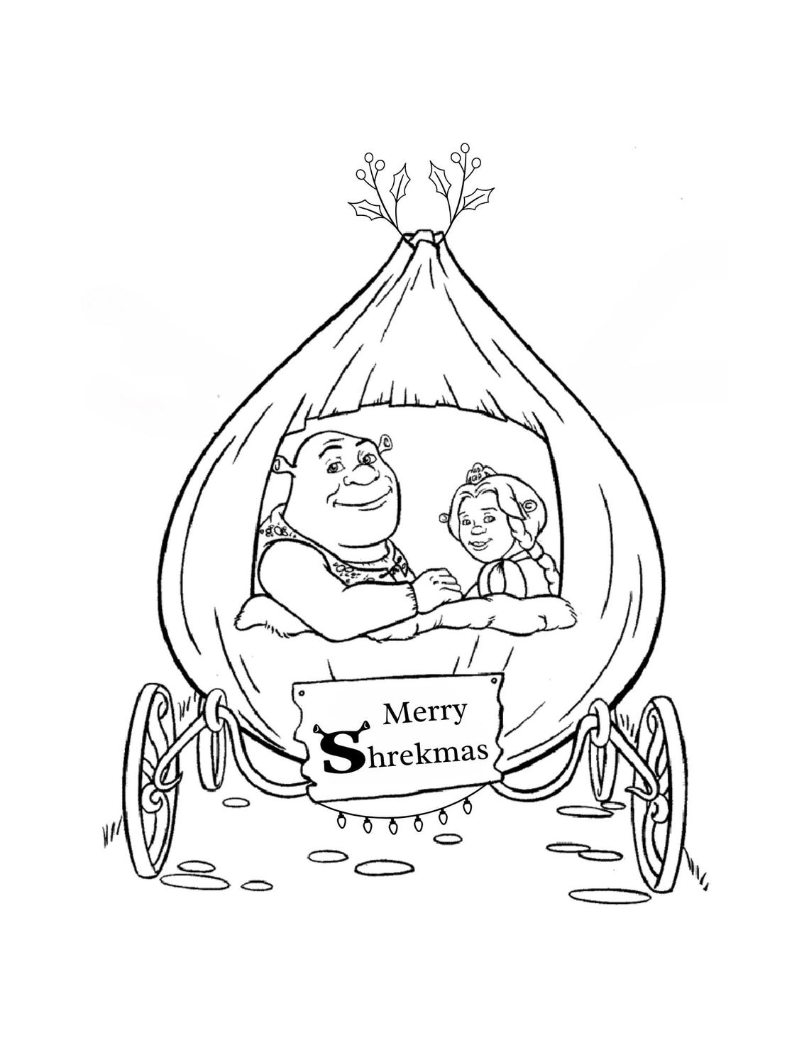 Merry Shrekmas Coloring Book - Etsy
