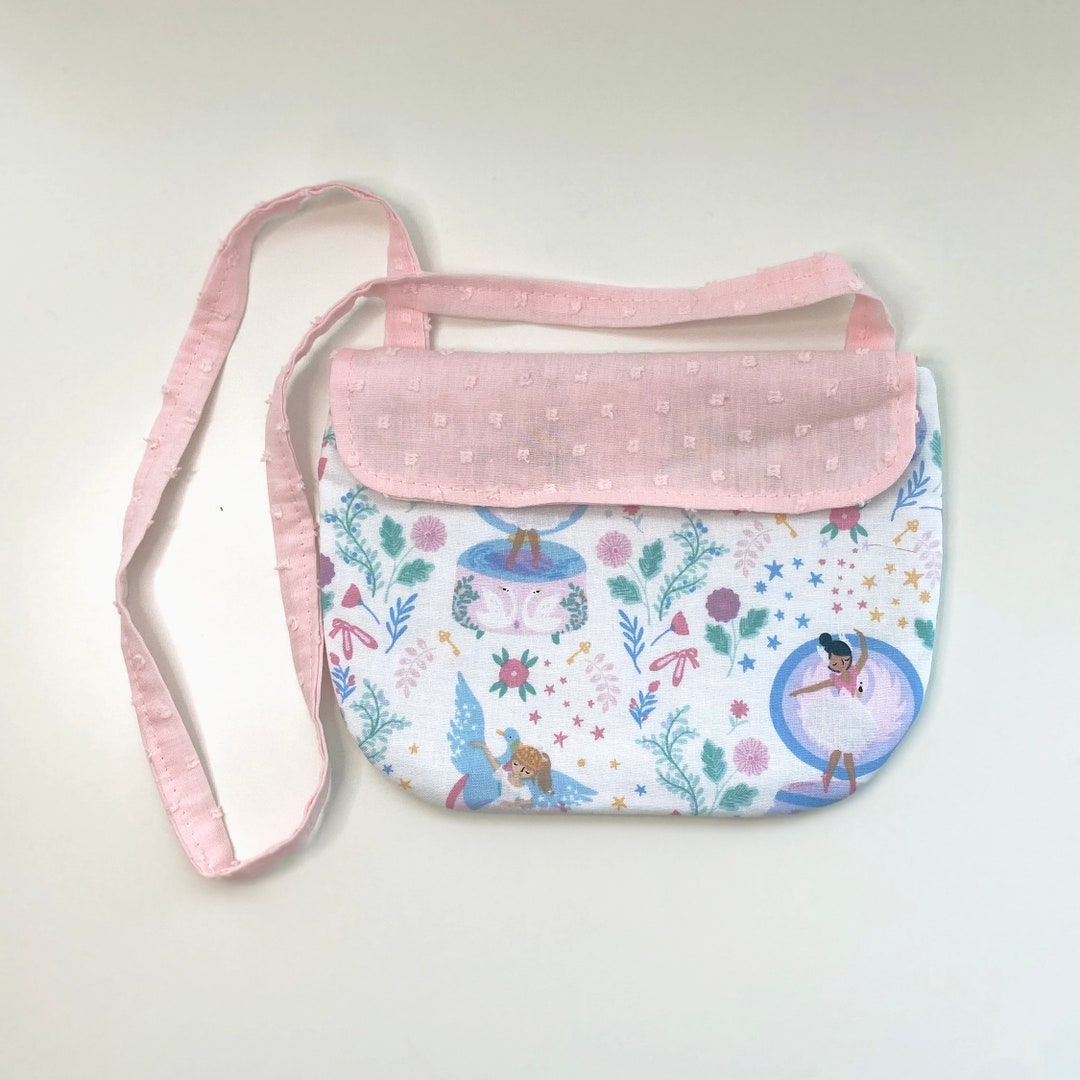 Girl's Purse Little Girls Crossbody Bag Handmade Fabric Purse Little ...