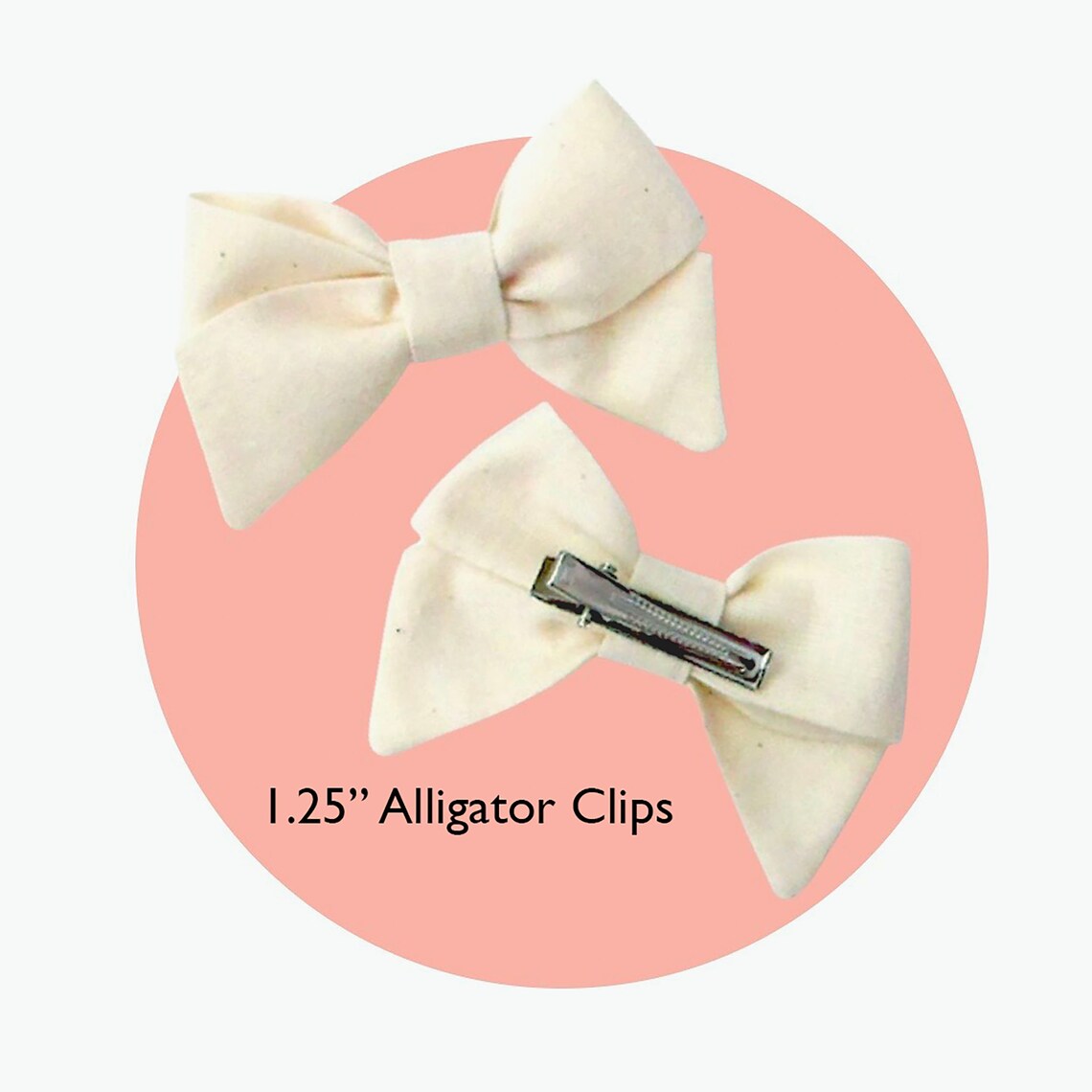 White Eyelet Pigtail Bows Girls Hair Accessories Piggy Tail - Etsy