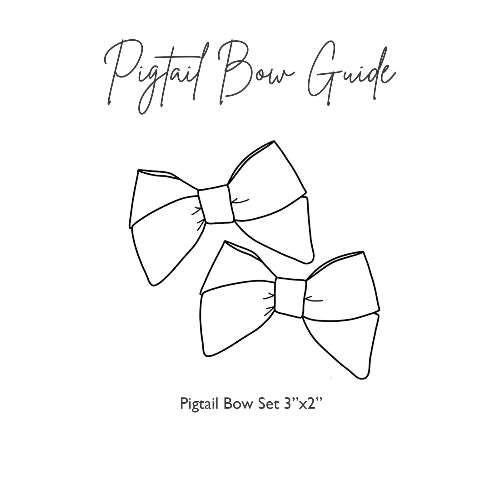 White Eyelet Pigtail Bows Girls Hair Accessories Piggy Tail - Etsy