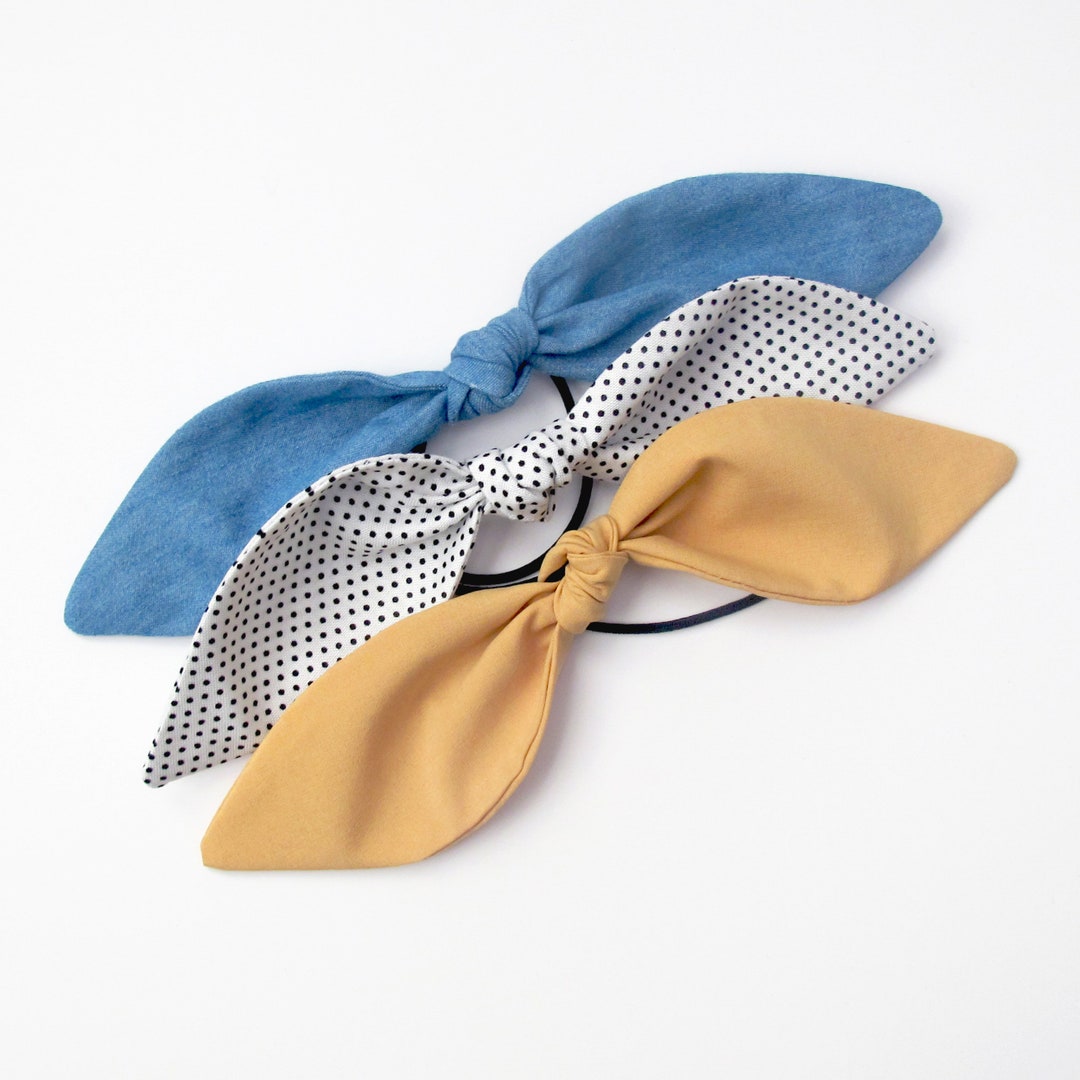 Top Knot Ponytail Bow, Retro Top Knot, Woman's Hair Accessories, Girls ...