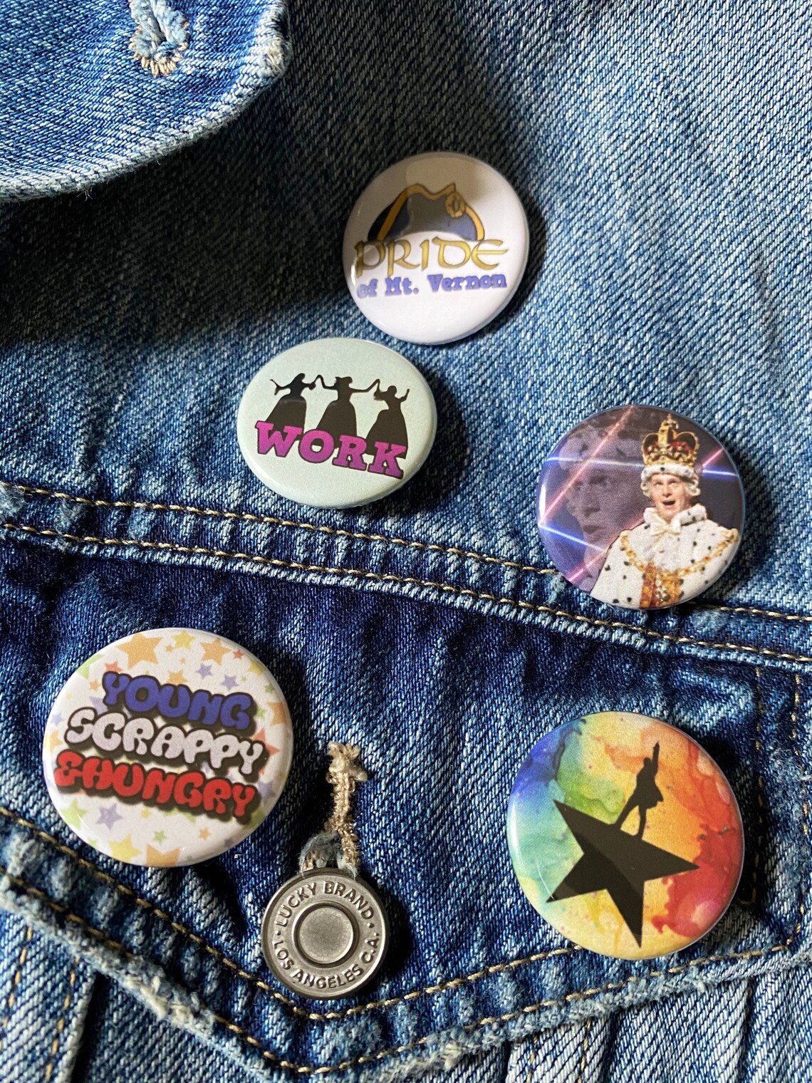 Hamilton Pins (set of 5) - Etsy