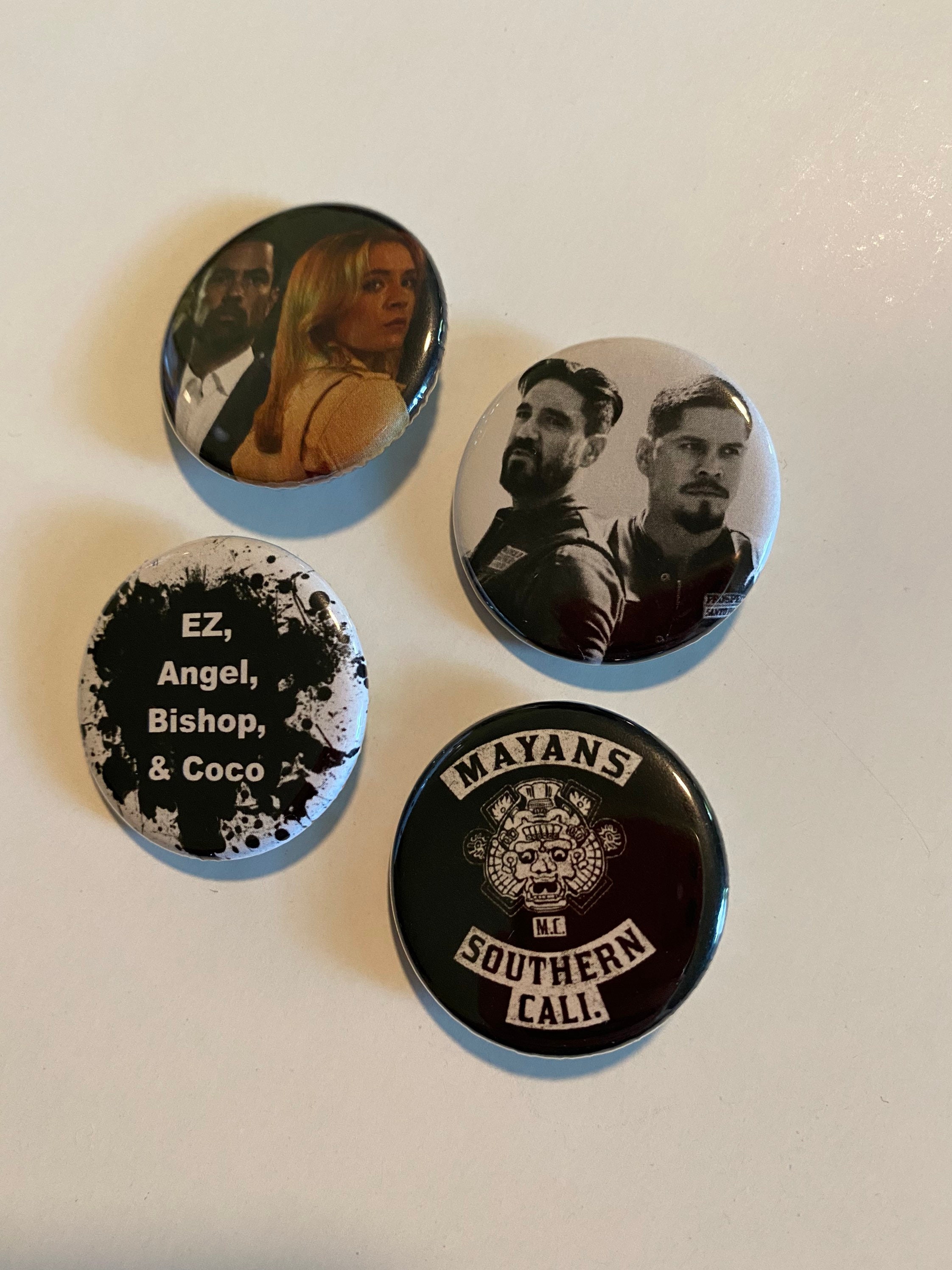 Mayans MC pins set of 4 | Etsy