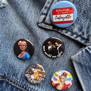 Hamilton Pins (set of 5) - Etsy