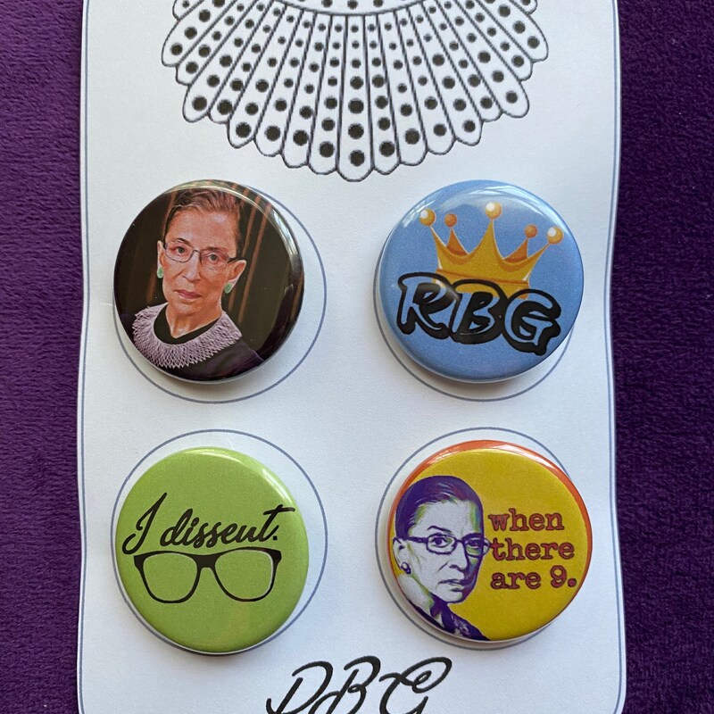 Rbg Pin - Etsy