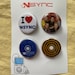NSYNC Pins set of 4 - Etsy