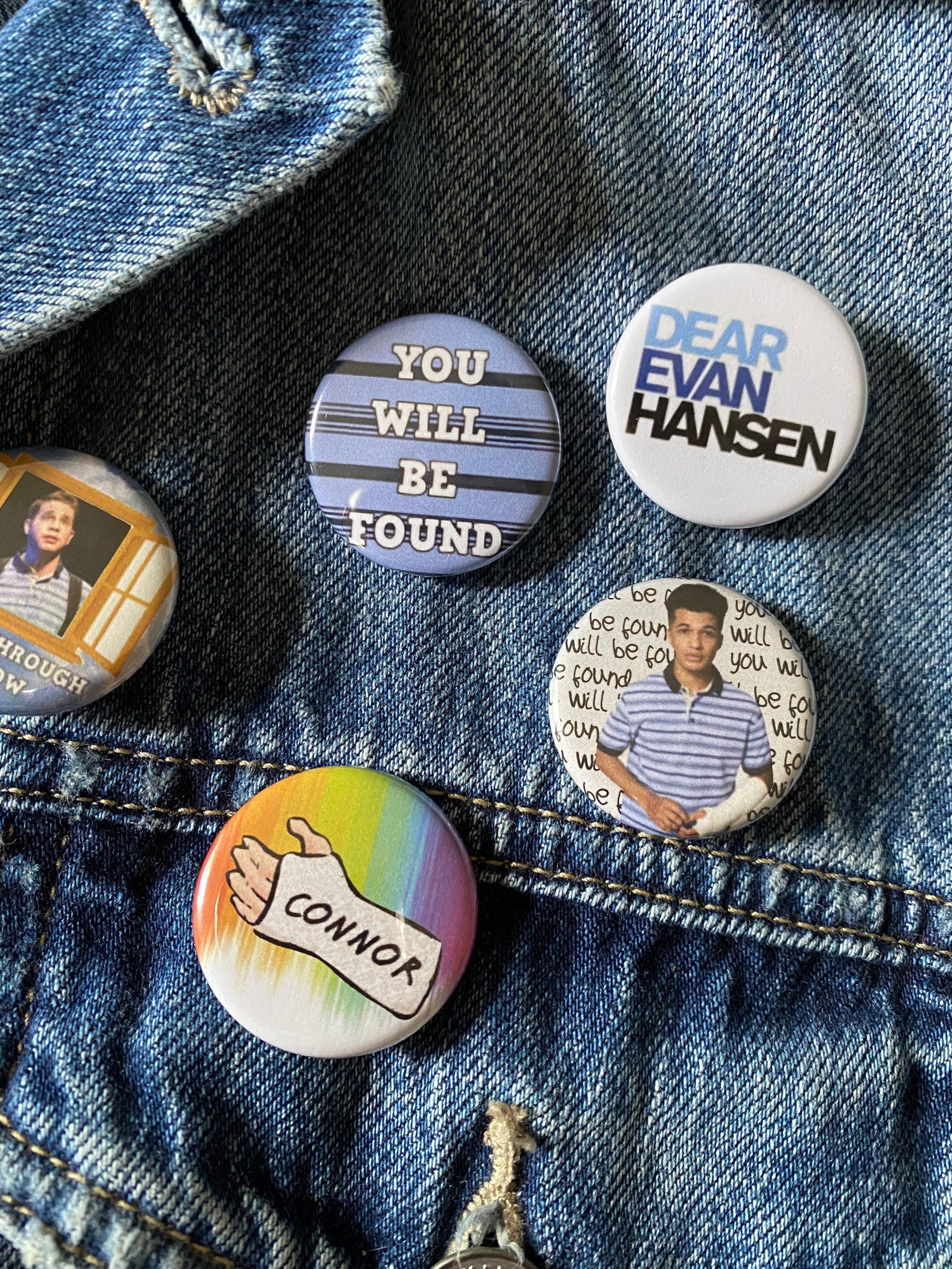 Dear Evan Hansen Pins set of 5 - Etsy