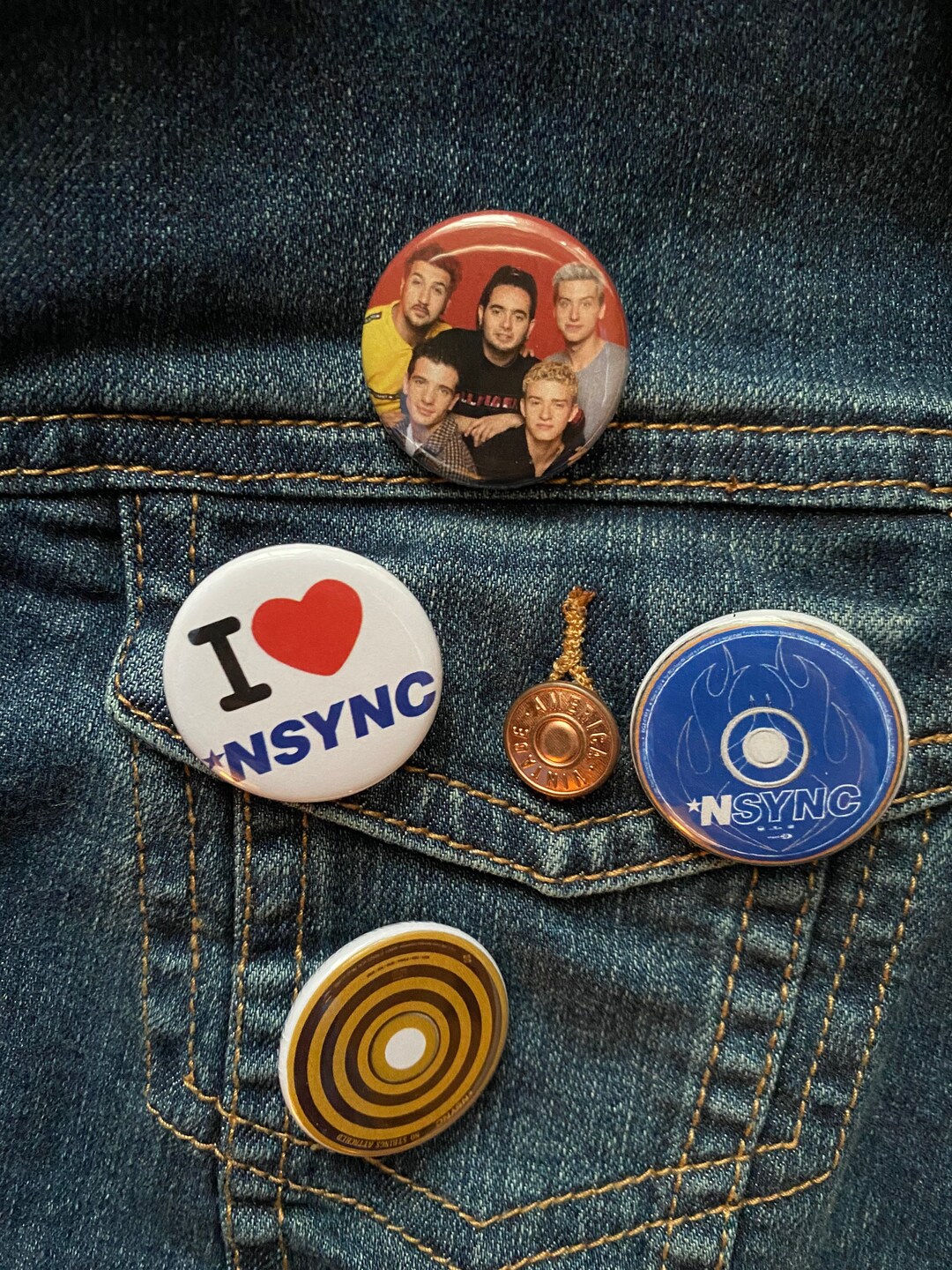 NSYNC Pins (set of 4) - Etsy