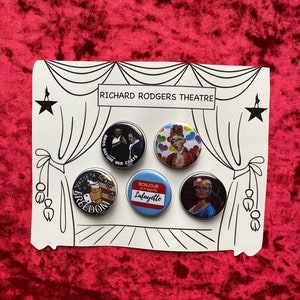 Hamilton Pins (set of 5) - Etsy