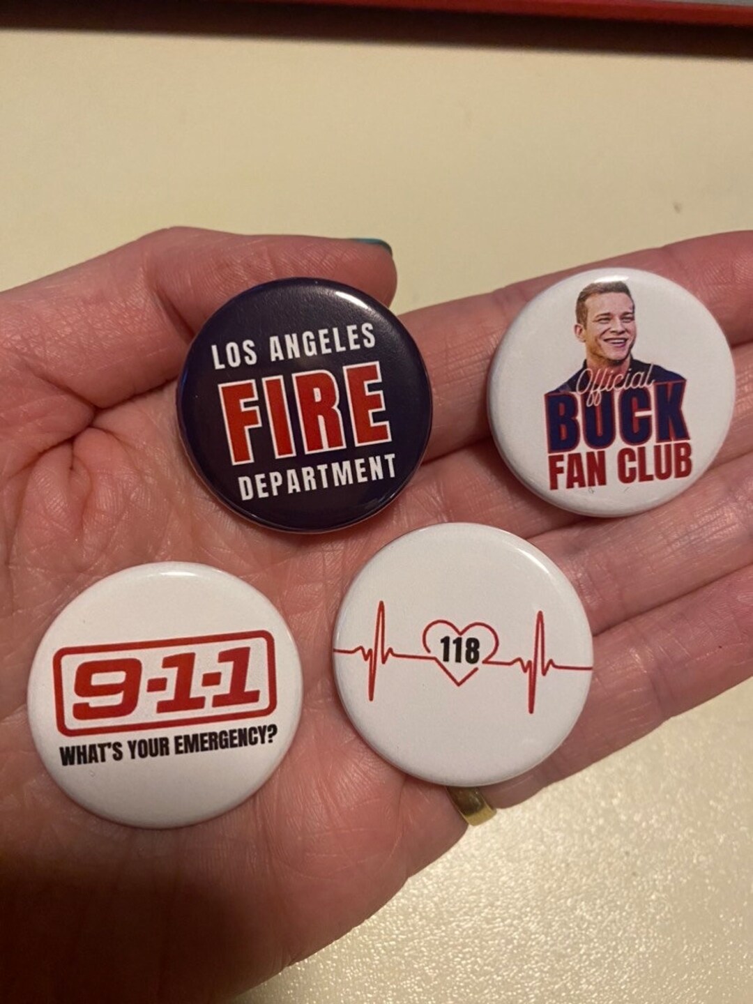 911 Pins (set of 4) - Etsy