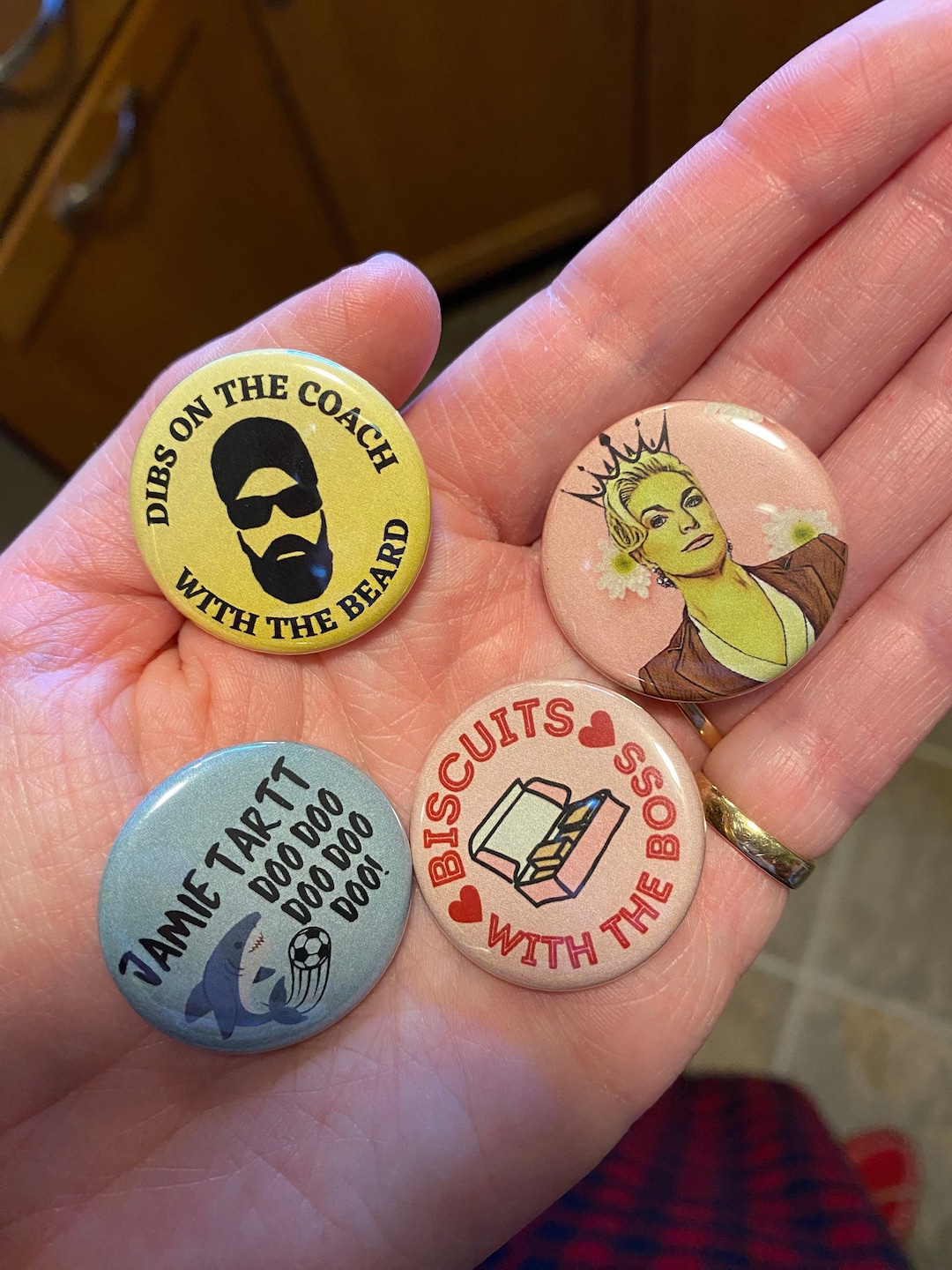 Ted Lasso Pins (set of 4) - Etsy