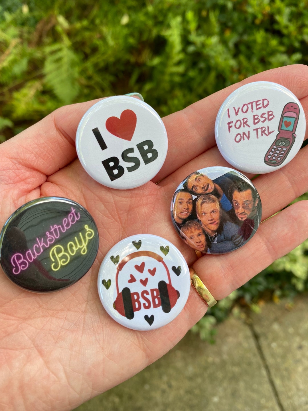 Backstreet Boys Pins (set of 5) - Etsy