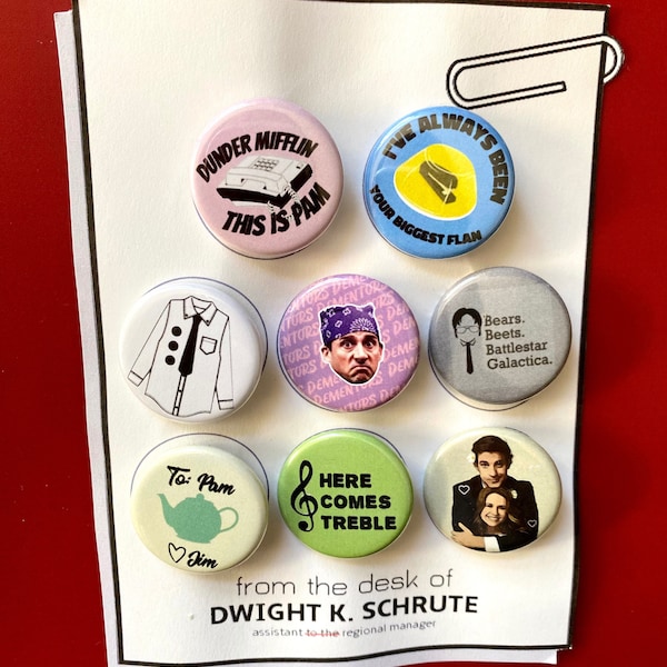 The Office Pins - Etsy