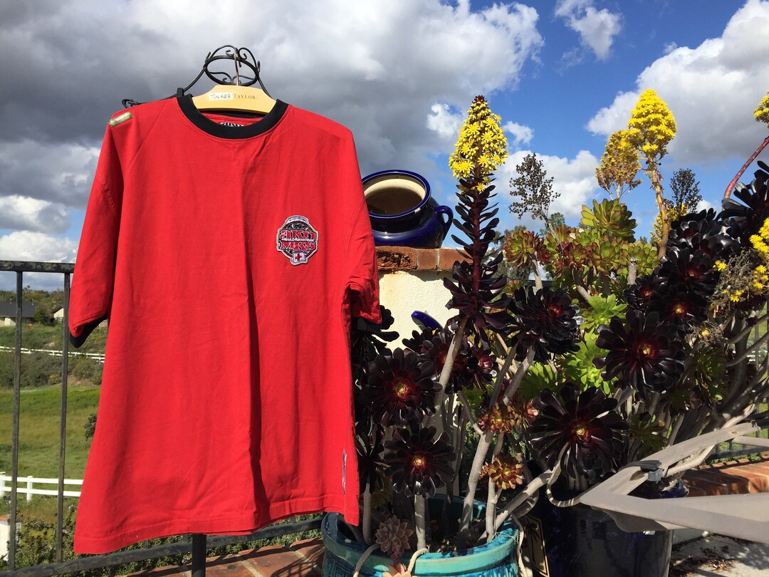 AKDMKS AKADEMIKS LABEL Hip Hop Y2K T Shirt Size Large 100% Cotton Great ...