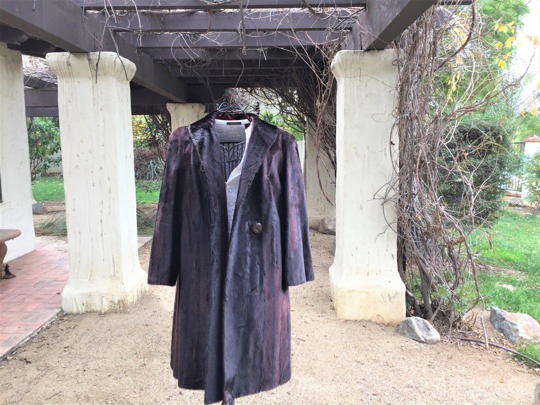 100+ Year Old Pony Hair Duster Coat/ Swing Coat by Albrecht Furs St ...