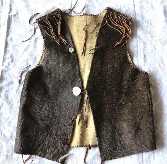 Genuine Calf Hide Pony Hair Vest Custom Made One of a… - Gem