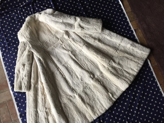 Reversible Princess Coat in White Rabbit Snow Drift H… - Gem