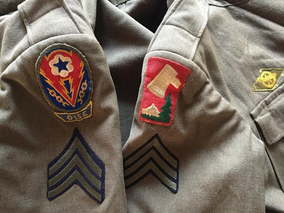 Rare 1940s Ike Eisenhower Military Jacket in Size 36R… - Gem