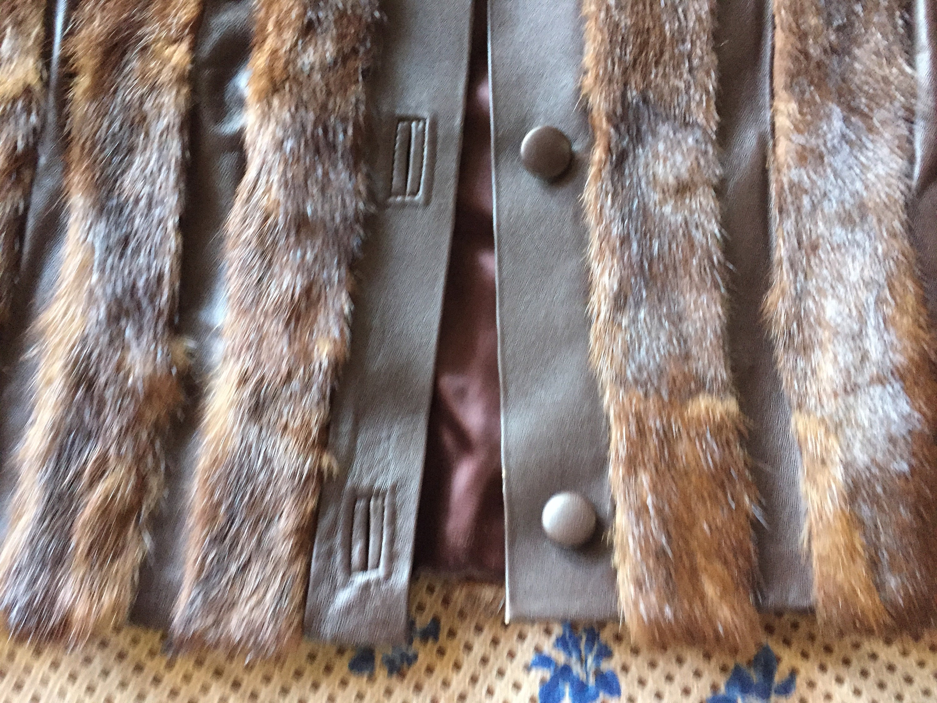 1960s Mink Panel Coat by Cornelius Studio Design Sydney Australia Size ...