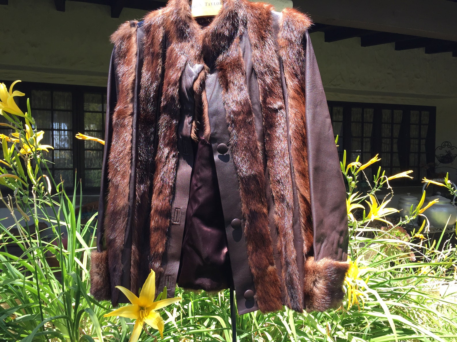 1960s Mink Panel Coat by Cornelius Studio Design Sydney Australia Size ...
