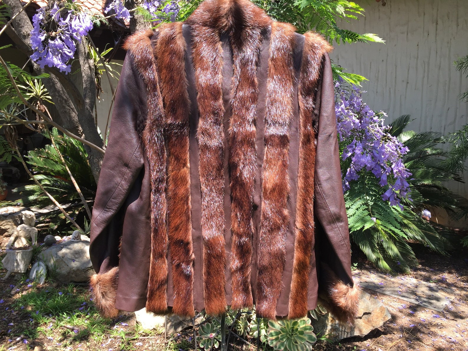 1960s Mink Panel Coat by Cornelius Studio Design Sydney Australia Size ...