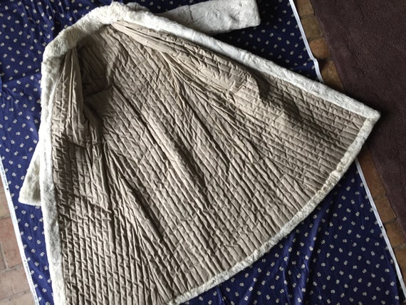 Reversible Princess Coat in White Rabbit Snow Drift H… - Gem