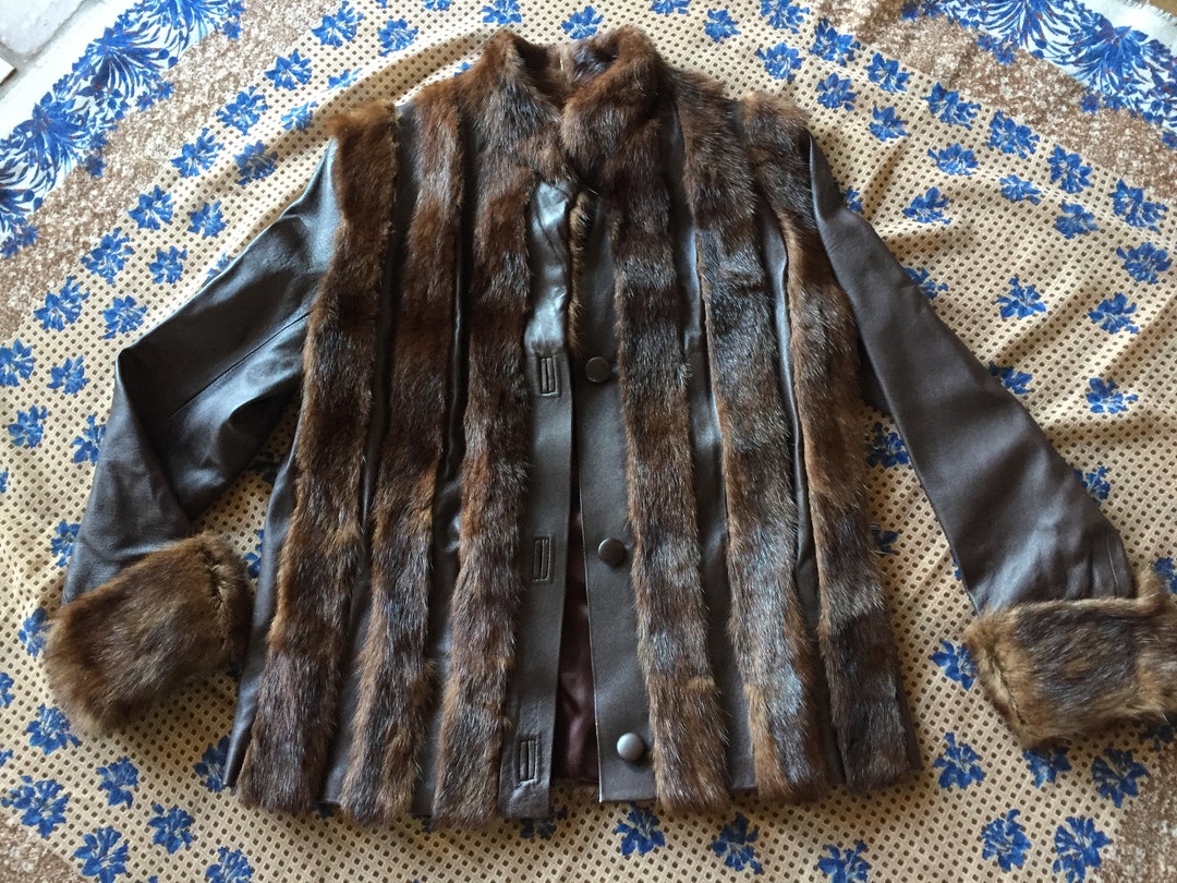 1960s Mink Panel Coat by Cornelius Studio Design Sydney Australia Size ...