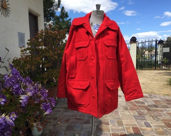 1950s Woolrich Woolen Mills Buffalo Plaid Ranch Hunting Jacket Size 38 ...