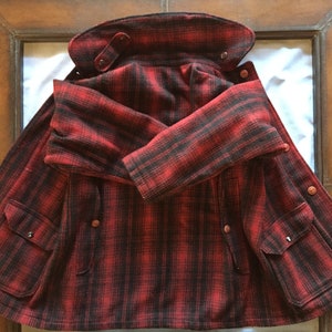 1950s Woolrich Woolen Mills Buffalo Plaid Ranch Hunting Jacket Size 38 ...